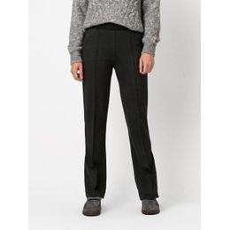 Toni Damen Bootcuthose "Jenny Flared Luxury", grau, Gr. 18, unifarben, Web, Obermaterial: 70% Viskose, 25% Polyamid, 5% Elasthan, Hosen