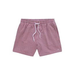 Venice Beach Badeshorts in rot-wei&szlig; | Gr.: M