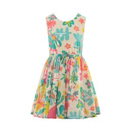 happy girls M&auml;dchen Sommerkleid "M&auml;dchenkleid", bunt, Gr. 122, Stoff, 100% Baumwolle, Kleider