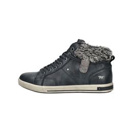 Mustang Shoes Damen Sneaker "Mustang Shoes Sneaker Lederimitat/Textil", Gr. 36navy, Lederimitat, Textil, Schuhe