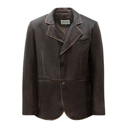 RICANO Herren Lederjacke "Lederjacke Ricardo", braun, Gr. XXL, Obermaterial: 100% Lammnappaleder LANA. Futter: 100% Polyester PES., Jacken,