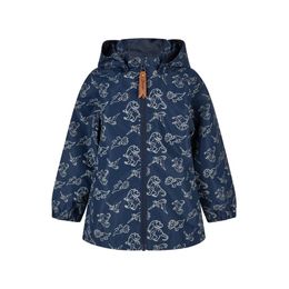 Sterntaler Regenjacke gef&uuml;ttert Dino in marineblau | Gr.: 122