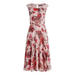 Vera Mont Cocktailkleid mit Print in Cream/Red | Gr.: 38