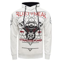 Rusty Neal Sweatshirt mit Rocker-Print