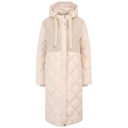 NEW VIEW Damen Wintermantel "Talea", beige, Gr. XXL, uni, Obermaterial: 100% Polyester PES. Futter: 100% Polyester PES. 100% Polyester PES., M&auml;ntel,