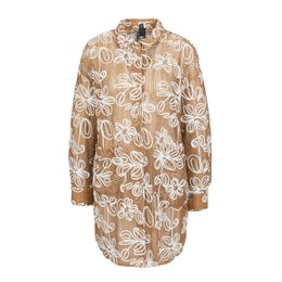 Freaky Nation Damen Blouson "Flower Vibes-FN", beige, Gr. M, Oberstoff: 100% Polyester, Jacken