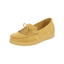 Ital-Design Halbschuh in Gelb | Gr.: 37