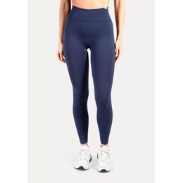Smilodox Leggings Amaze Scrunch Pro Pocket Seamless in Marineblau | Gr.: S