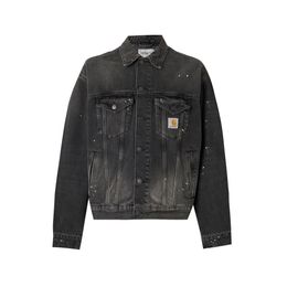 Carhartt Work In Progress Carhartt Wip Jacke 'Helston' Herren Gr&ouml;&szlig;e M black denim Sommerjacke