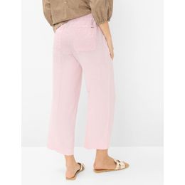 Brax Damen Culotte "Style MAINE S"rauchrosa, Gr. 46, Web, 100% Leinen, Hosen