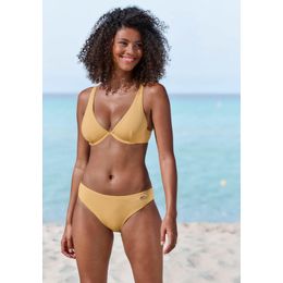 Venice Beach Damen Bikini-Hose, Gelb, Gr. 34, Bikinihosen, Material: Polyamid