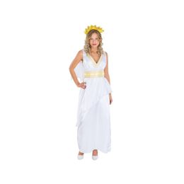 TecTake R&ouml;mische Feldherrin/R&ouml;merin, in wei&szlig;, Gr. M, Langes sch&ouml;nes Kleid | Gr.: S