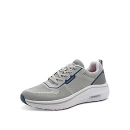 Marco Tozzi Sportliche Schn&uuml;rschuhe in Grau | Gr.: 42