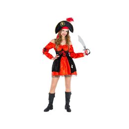 TecTake Seer&auml;uberin/Freibeuterin, Gr. S, Kleid mit einen R&uuml;schen-Unterrock | Gr.: XXL