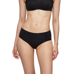 Triumph Damen Maxislip "Flex Smart", Gr. XS, schwarz, Microtouch, Obermaterial: 69% Polyamid, 31% Elasthan, Unterhosen, leicht, anschmiegsam, weich