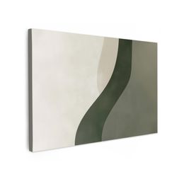 OnlyWow Leinwand Bilder Salbeigr&uuml;n | Gr.: 30 x 20 cm