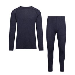 Trespass - "Demian" Basisschicht-Set f&uuml;r Herren/Damen Unisex (Marineblau meliert)