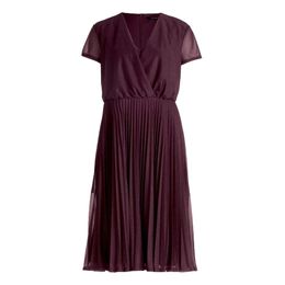 Vera Mont Cocktailkleid mit Plissee in Purple/Purple | Gr.: 48