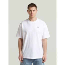 G-Star Raw G-STAR Herren T-Shirt "Back Graphic Relaxed T-Shirt", wei&szlig;, Gr. L, Obermaterial: 100% Baumwolle, Shirts