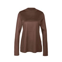 GOLDNER Damen Strickpullover "Strickpullover mit Stehbundkragen", beige, Gr. 40, Obermaterial: 100% Polyacryl PAN., Pullover, wie echter Kaschmir