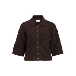 Object Strickjacke in Seal Brown | Gr.: L