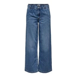 Only Jeans mit weitem Bein in Medium Blue Denim | Gr.: S/L34