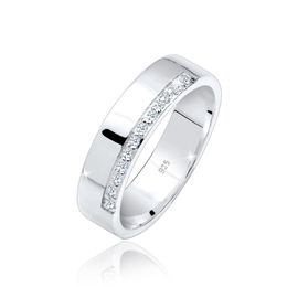 Elli DIAMONDS Ring 925 Sterling Silber Diamant, Verlobungsring in Wei&szlig; | Gr.: 54