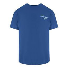 Plein Sport Kurzarm-T-Shirt in Dunkelblau