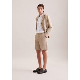 Seidensticker Herren Shorts, beige, Gr. 50, unifarben, 100% Leinen, Hosen