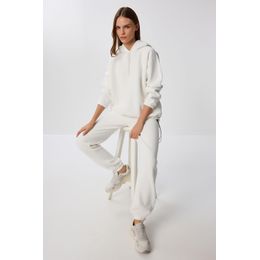 Hoodie und Jogginghose Zwei-Teile-Set