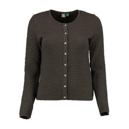 OS-Trachten Strickjacke Hadeko in dunkelgr&uuml;n | Gr.: 38