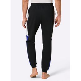feel good Herren Jogginghose, Gr. 44schwarz, royalblau, 60% Baumwolle, 40% Polyester, unifarben, Hosen
