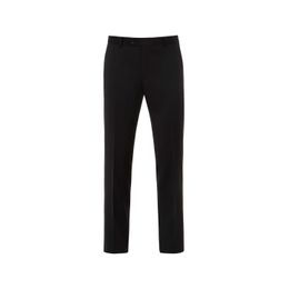 Benvenuto. Herren Anzughose "NERO", schwarz, Gr. 24, uni, Obermaterial: 100% Wolle WO. Futter: 60% Viskose CV. 40% Polyester PES. 60% Viskose CV. 40%