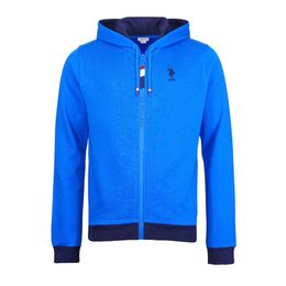 U.S. Polo Assn. Sweatjacke Herren Gr&ouml;&szlig;e L navy / azur / rot / wei&szlig;