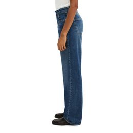 Marc O'Polo MARC O'POLO Damen Regular-fit-Jeans "aus Circulose"medium blau, Gr. 32, unifarben, Obermaterial: 79% Baumwolle, 20% Viskose, 1% Elasthan, Jeans