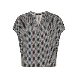Zero Blusenshirt mit Print. in Brown/Cream | Gr.: 38