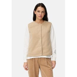 Camel Active Fleece-Weste mit Knopfverschluss in Cashmere | Gr.: 34