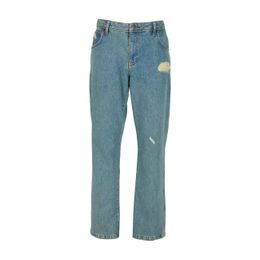 DEF Herren Bequeme Jeans "DEF DEF Slim Fit Jeans", blau, Gr. 30, unifarben, 80% Baumwolle, 20% Polyester, Jeans