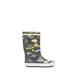 Aigle M&auml;dchen Gummistiefel "Lolly-Pop Play 2", Gr. 34, grau, Obermaterial: 100% Gummi rubber., Schuhe