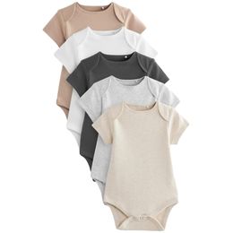 next Body 'Essential' Jungen Gr&ouml;&szlig;e 98 mokka / anthrazit / graumeliert / wei&szlig;