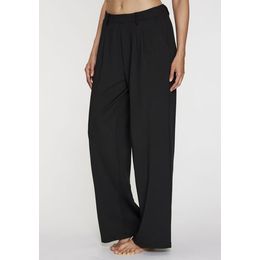 H.I.S. H.I.S Palazzohose schwarz Gr. 40/42 f&uuml;r Damen. Bequem