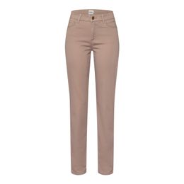 Brax Damen 5-Pocket-Hose "Style SHAKIRA", beige, Gr. 38, Web, 40% Lyocell, 28% Modal, 17% Baumwolle, 12% Elastomultiester, 3% Elasthan, Hosen
