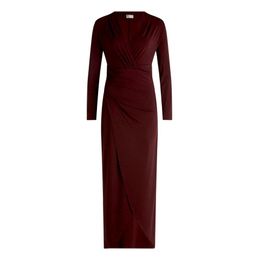 Vera Mont Abendkleid mit V-Ausschnitt in Deep Dahlia | Gr.: 34