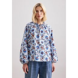 Seidensticker Damen Klassische Bluse "Schwarze Rose", bunt, Gr. 44, gemustert, 86% Viskose, 14% Polyamid, Blusen, Tunika Druck
