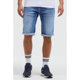 CAMP DAVID Herren Jeansshorts, blau, Gr. 34, unifarben, Denim/Jeans, Material: 72% Baumwolle, 26% Polyester, 2% Elasthan, Zusatz: Enth&auml;lt