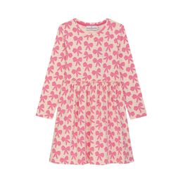 DANAMADE M&auml;dchen Jerseykleid "DANAMADE Dress DANNELIE", rosa, Gr. 116, 75% Baumwolle, 20% Polyester, 5% Elasthan, Kleider