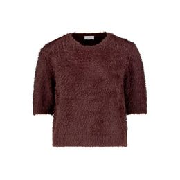 Vera Mont Strickpullover mit Rundhalsausschnitt in Dark Maroon | Gr.: S