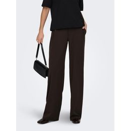 Jacqueline de Yong JDY Damen Anzughose "JDYGEGGO LIFE OCCASION PANT JRS NOOS", braun, Gr. S, unifarben, Jersey, Obermaterial: 95% Polyester, 5% Elasthan, Hosen,
