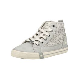 Mustang Shoes Damen Sneaker "Mustang Shoes Sneaker Lederimitat/Textil", Gr. 39, grau, Lederimitat, Textil, Schuhe