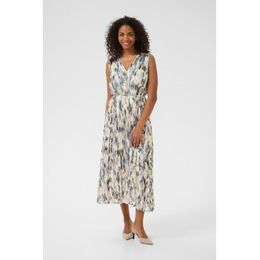 Kaffe Kleid KAvicki A-shape in Grey Graphic Blur Print | Gr.: M